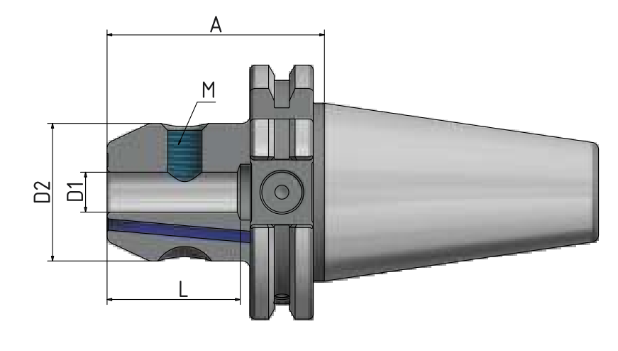 SK40 - Weldonaufnahmen "Cool Tool" - DIN 69871 AD/B ...